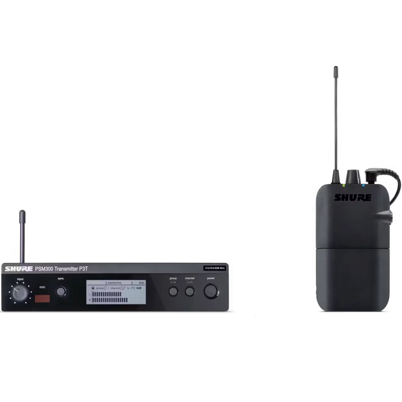 Shure PSM300 osnovni Bodypack bez slušalica | Artist