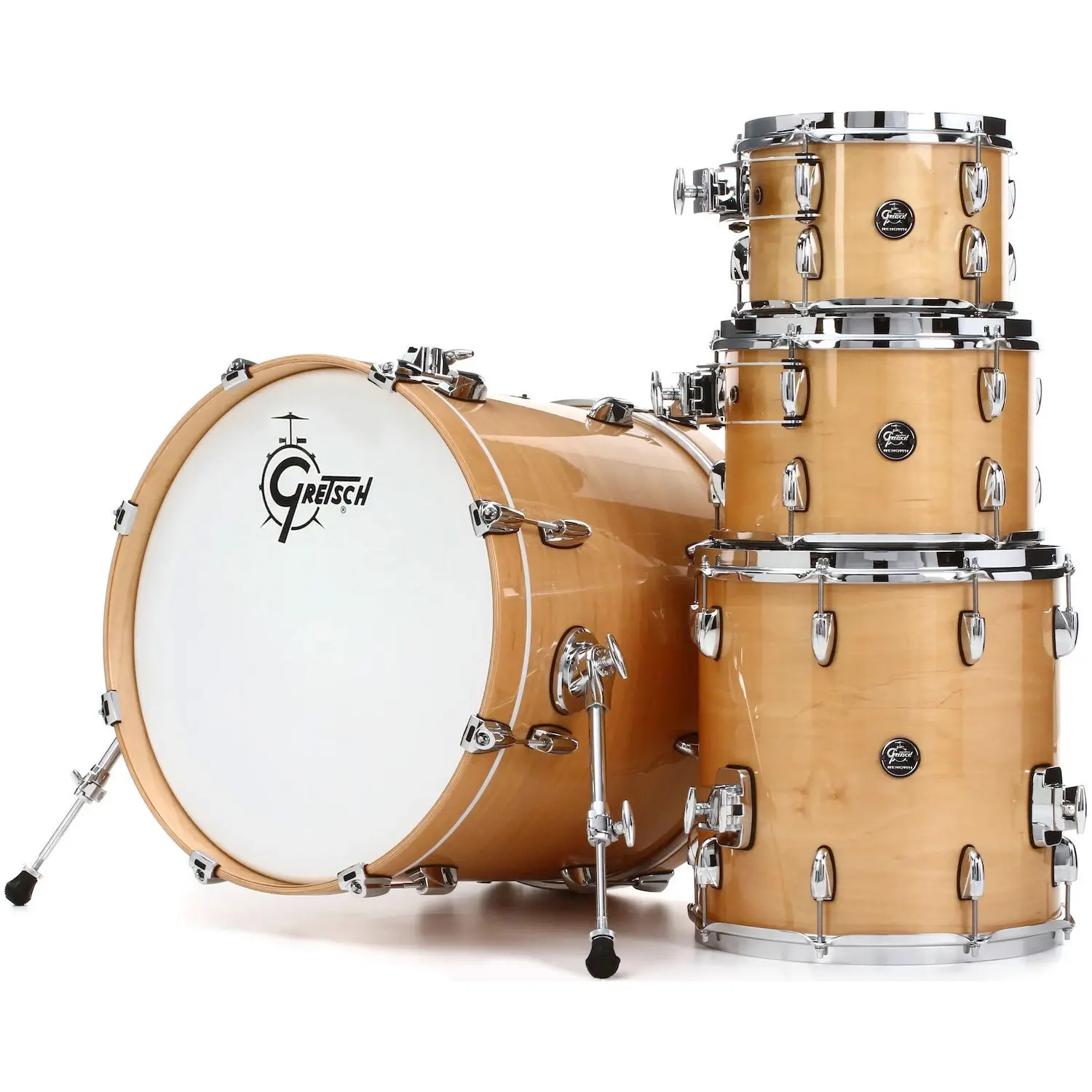 Gretsch akustični bubanj RENOWN Maple 4-dijelni set Gloss Natural ...