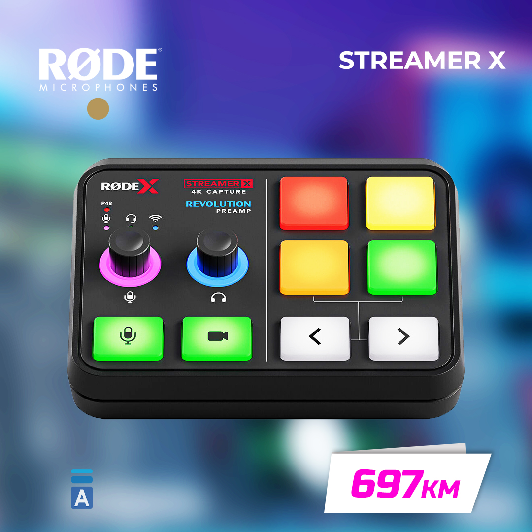 Rode STREAMER X Podcast i Streaming audio intefejs i video karta ...