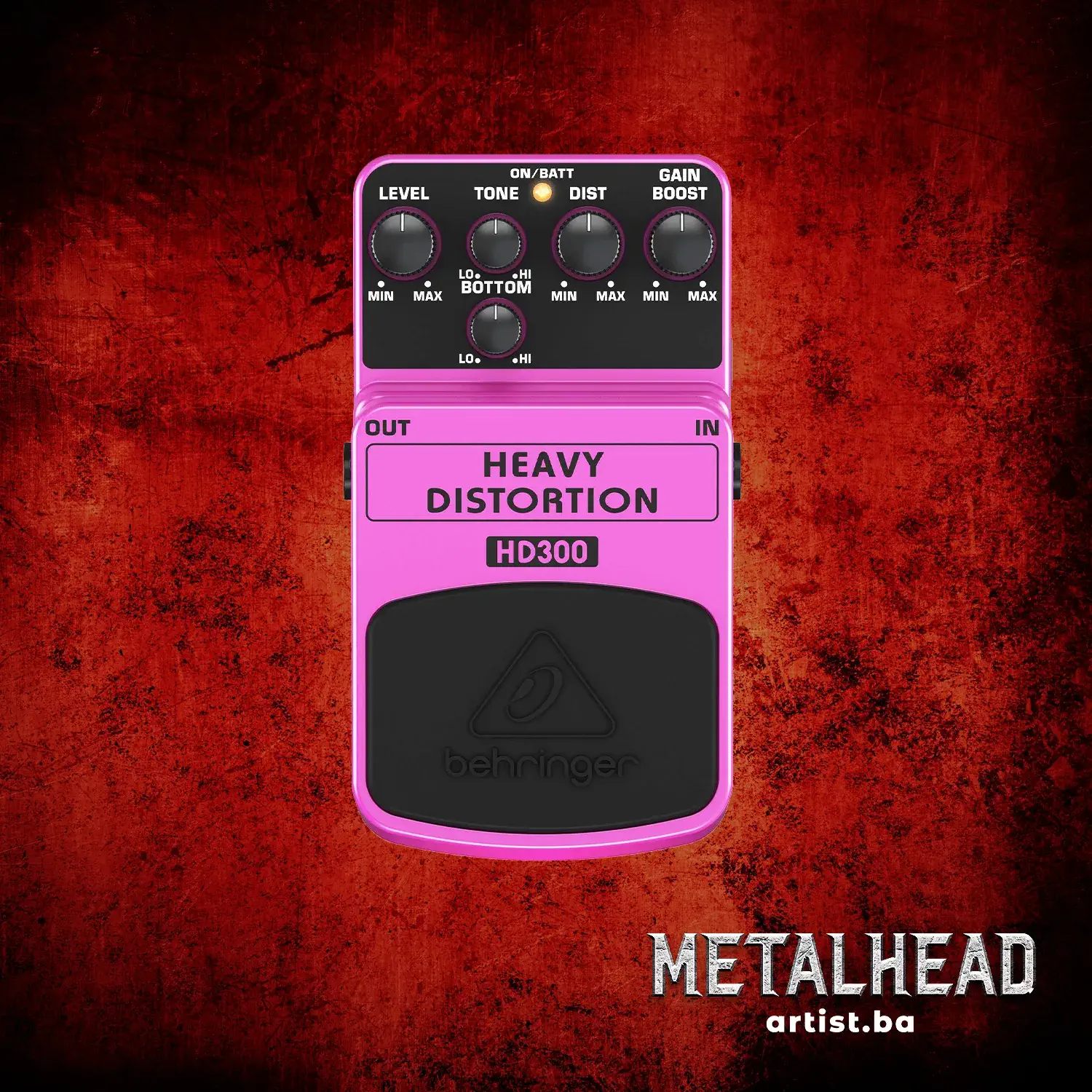Behringer HD300 Heavy Distortion pedala | Artist