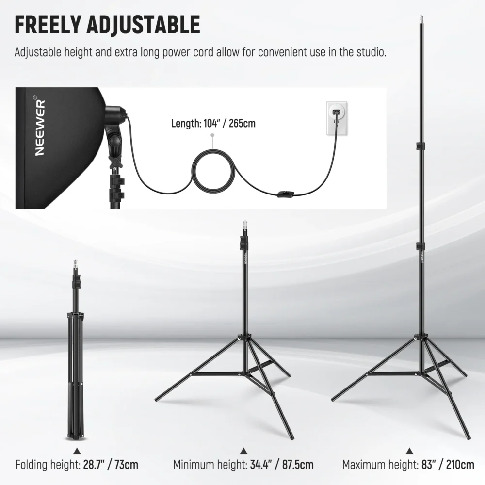 Neewer NK200 Softbox Kit 2x 350 Watt Set sa stalcima | Artist d.o.o.